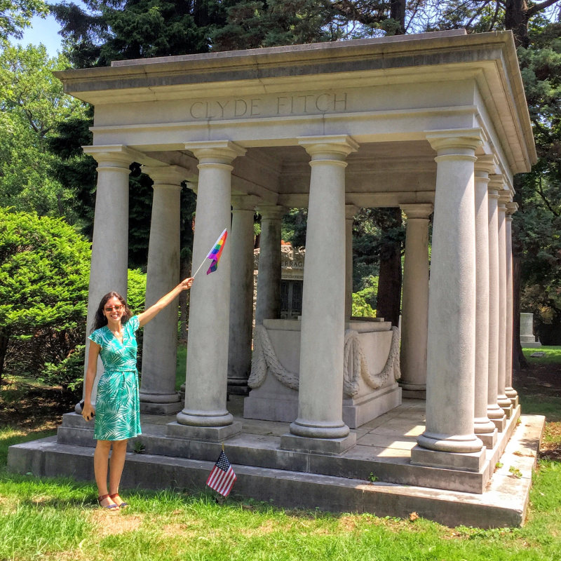 Placing Pride Flags at Woodlawn Cemetery – NYC LGBT Historic Sites Project
