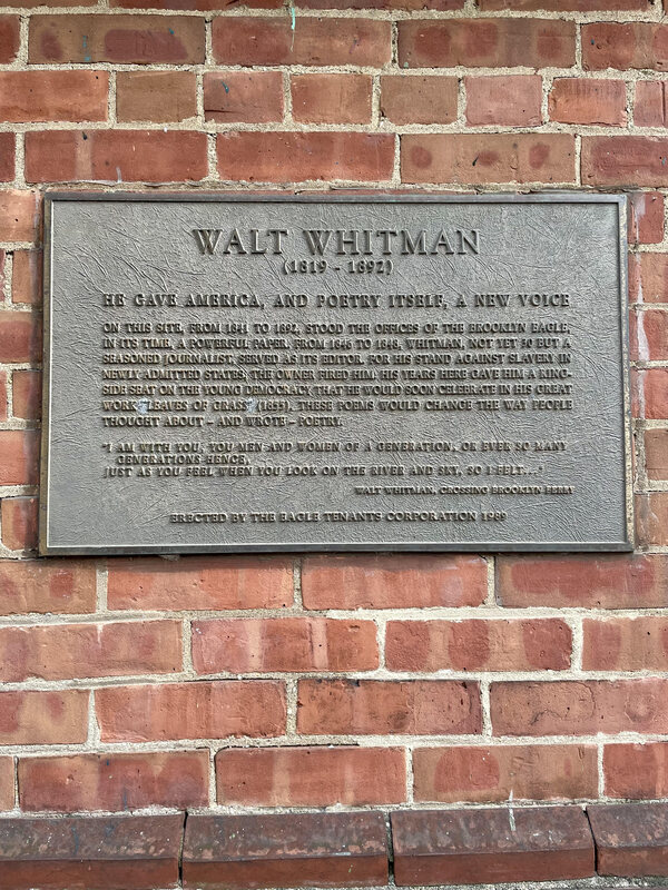 Walt Whitman Residence – NYC LGBT Historic Sites Project